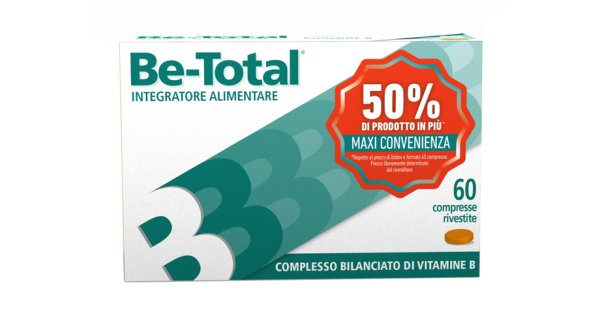 BeTotal 60 compresse - Integratore di vitamine del gruppo B