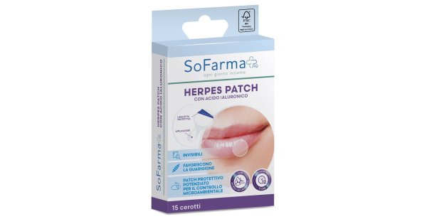 HERPES PATCH IALURONICO 15PZ SF+